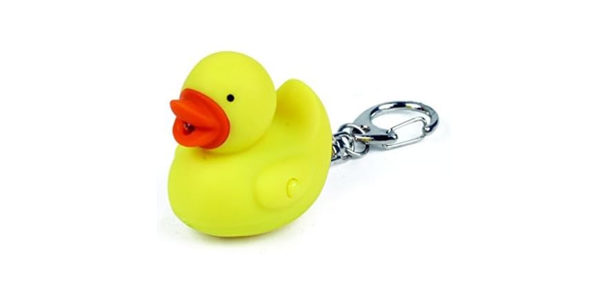Kikkerland Duck LED Keychain