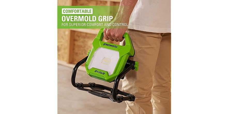Greenworks 24V (AC/DC) 2000-Lumen Work Light kit