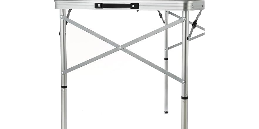 4’ ft Heavy-Duty Aluminum Folding Table