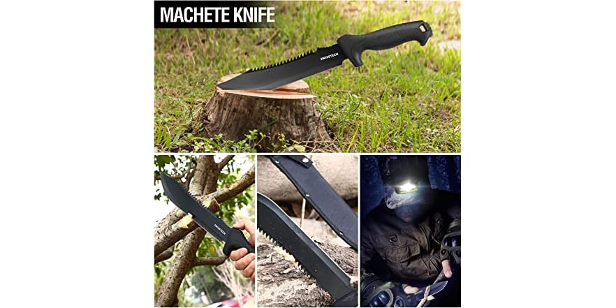 Swiss+Tech Hatchet Machete with Sheath