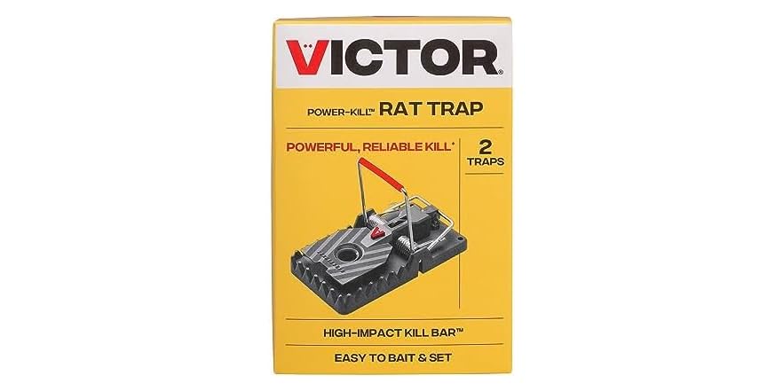 Victor Power-Kill Rat Trap 2-Pack