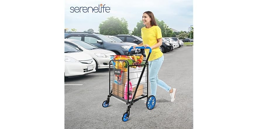SereneLife Utility Shopping Supermarket