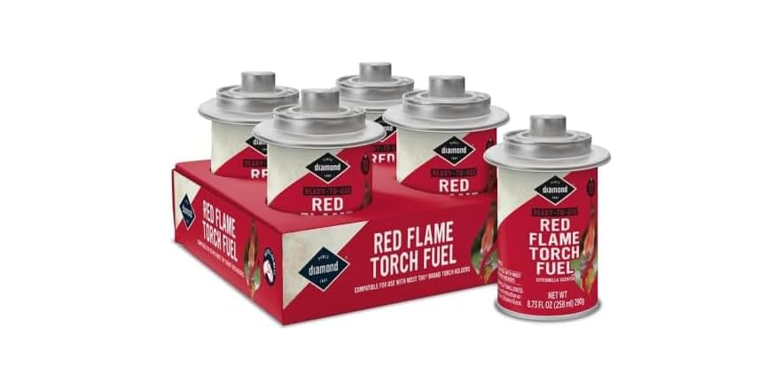 Diamond® Red Flame Torch Fuel 4Pk
