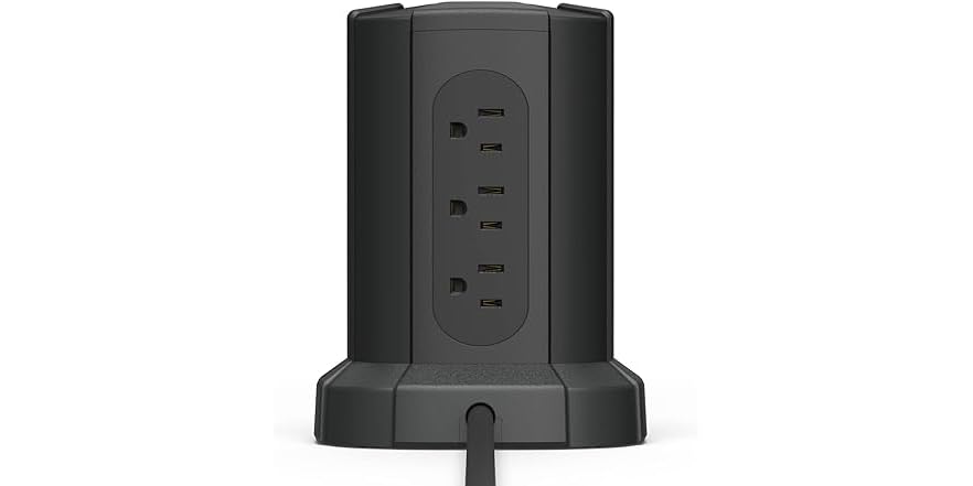 AmazonBasics 9-Outlet 6ft Power Tower Surge Protector
