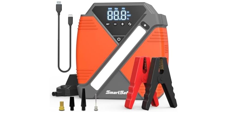 SmartSafe 4000A Portable Car Jump Starter