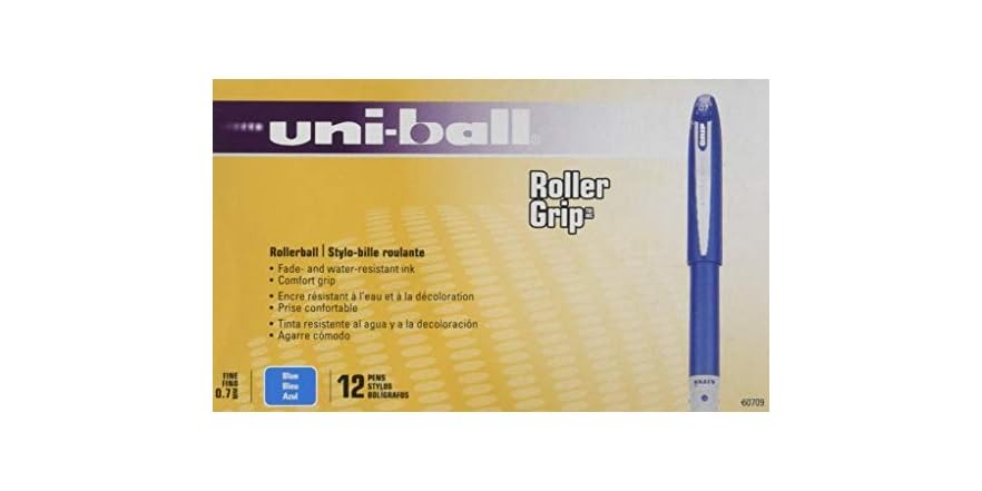 Uni-Ball Extra Large Grip Pen, 12 Pack
