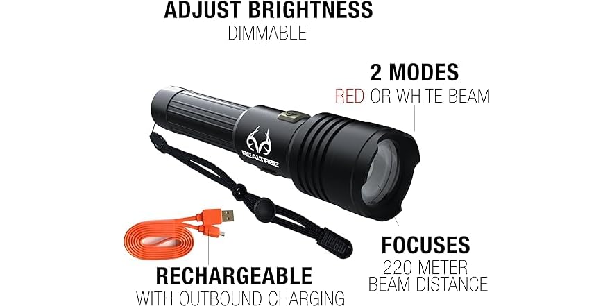 Realtree Bright 1200 Lumen Rechargeable