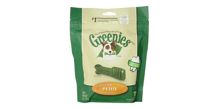 Greenies Mini Treat Pak 6oz Dental Chews - Petite