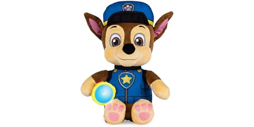 Paw Patrol Snuggle Up Chase Plush w/Sounds