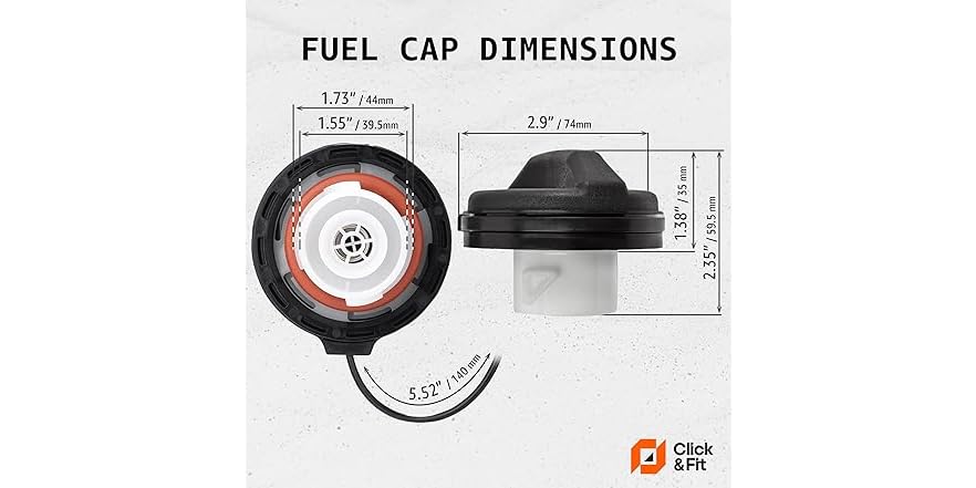 Click&Fit Gas Tank Cap Replacement