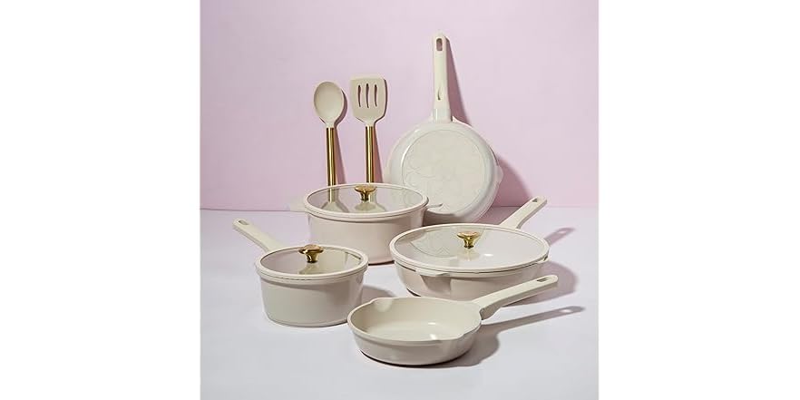 Paris Hilton Ceramic Nonstick Cookware Set