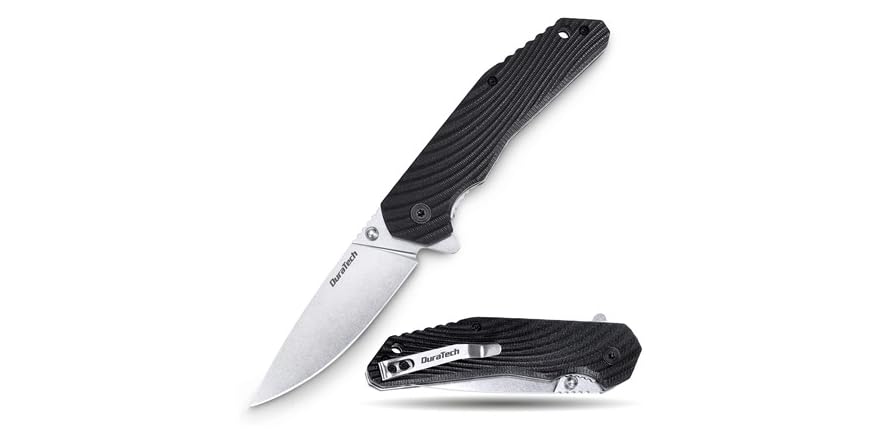 DuraTech Folding Knife 3-1/4 inch SS Blade