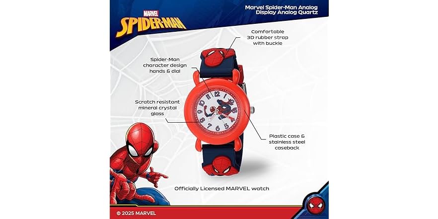 MARVEL Spiderman Watch for Kids