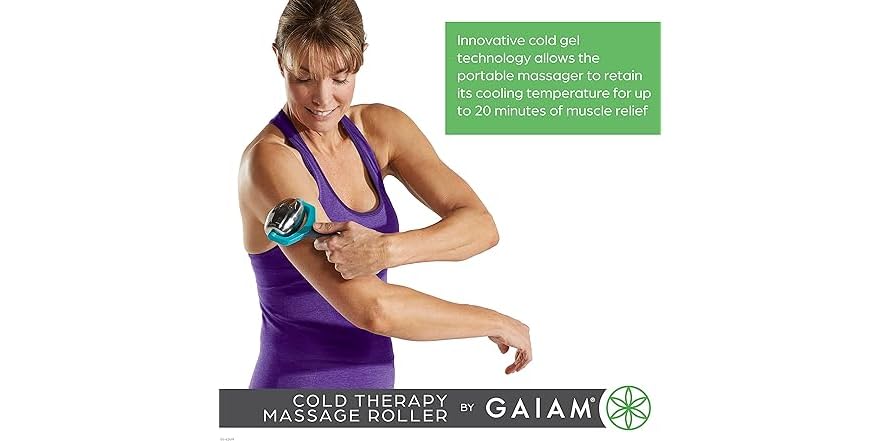 Gaiam Restore Cold Therapy Massage Roller