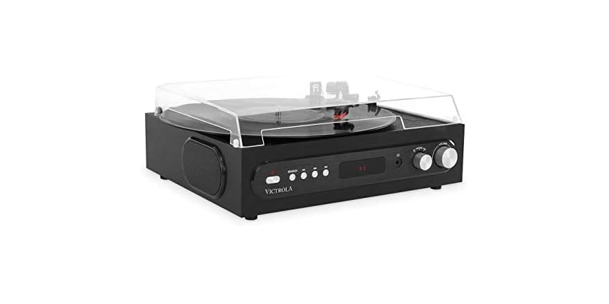 Victrola All-in-1 Bluetooth Record Player with Built in Speakers