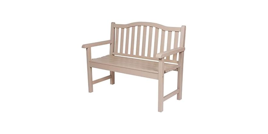 Shine Company 4212 Belfort II Wooden Patio Bench