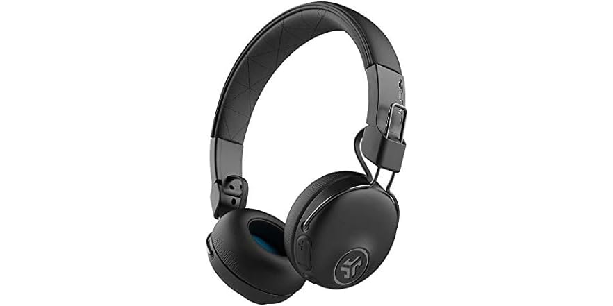 JLab Studio ANC On-Ear Wireless Headphones, Black (Open Box)