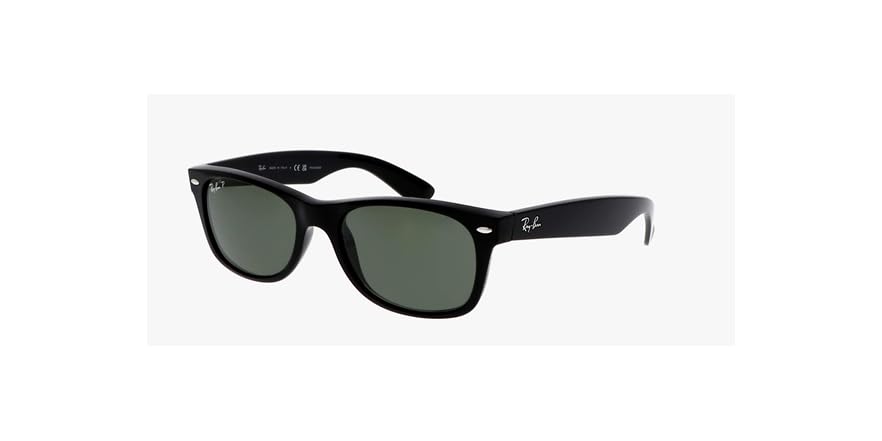 Ray-Ban Unisex New Wayfarer Polarized Sunglasses (Open Box)