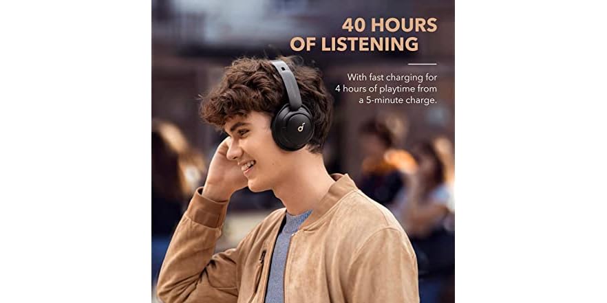 Soundcore by Anker Life Q30 Hybrid Active Noise Cancelling Headphones ...