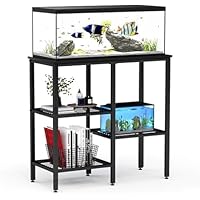 20 Gallon Fish Tank Stand Aquarium, 3 Tier Metal Rack