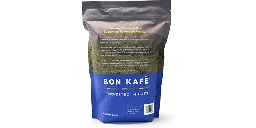 Bon Kafe Whole Arabica Beans, Medium Roast