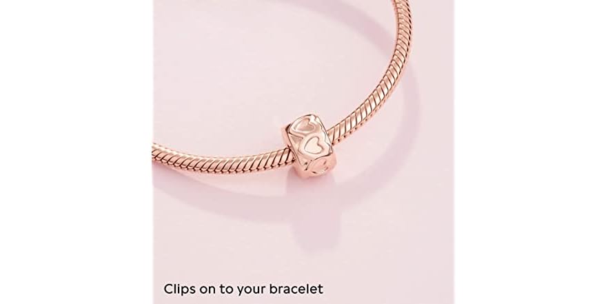 Pandora 781978 Pandora Row of Hearts PANDORA Rose (Open Box)