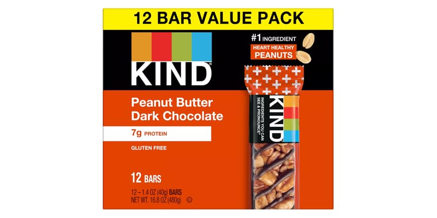 KIND Peanut Butter Dk Choc + Protein Bars