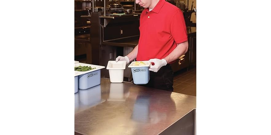 Coldmaster Coolcheck Plastic Food Pans, 1 6 Size 1.7 Quarts