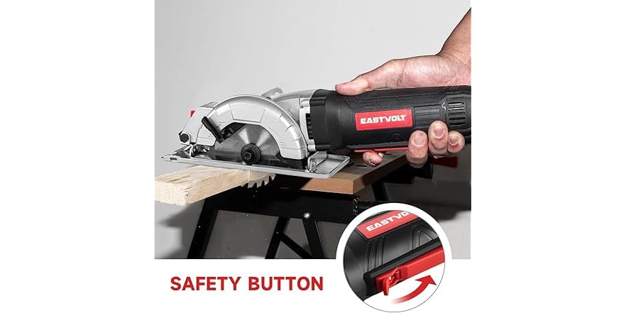 Eastvolt Mini Circular Saw, 4.5A Electric Corded
