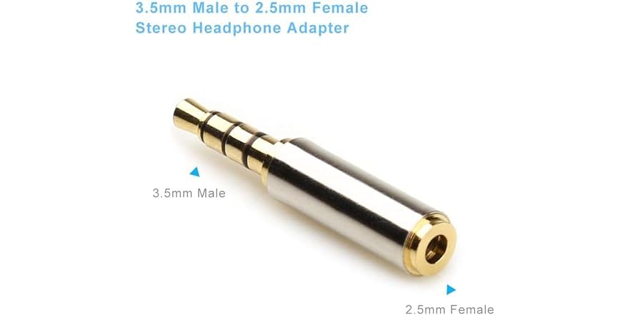 LEOU 3.5mm Male to 2.5mm Female and 2.5m