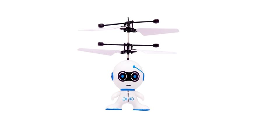 Hand Operated Flying Robot Helicopter Toy