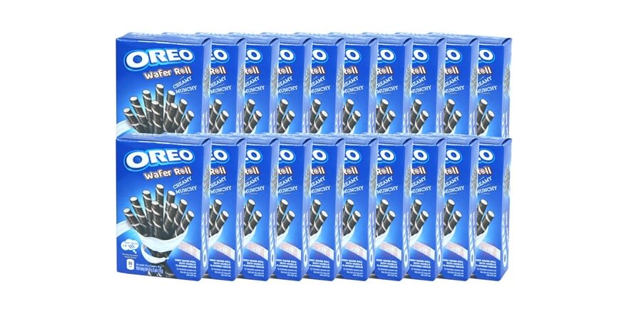 Oreo Wafer Rolls, 20-Pack
