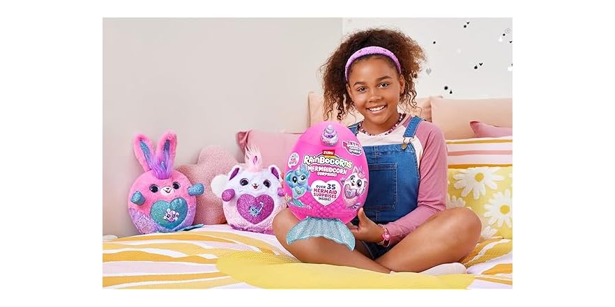 Rainbocorns Mermaidcorn Elephant Plush