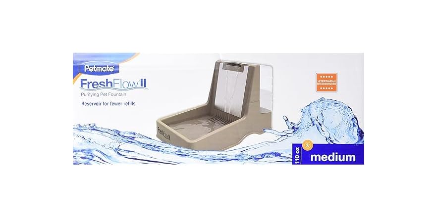 Petmate Fresh Flow II Fountain 110Oz
