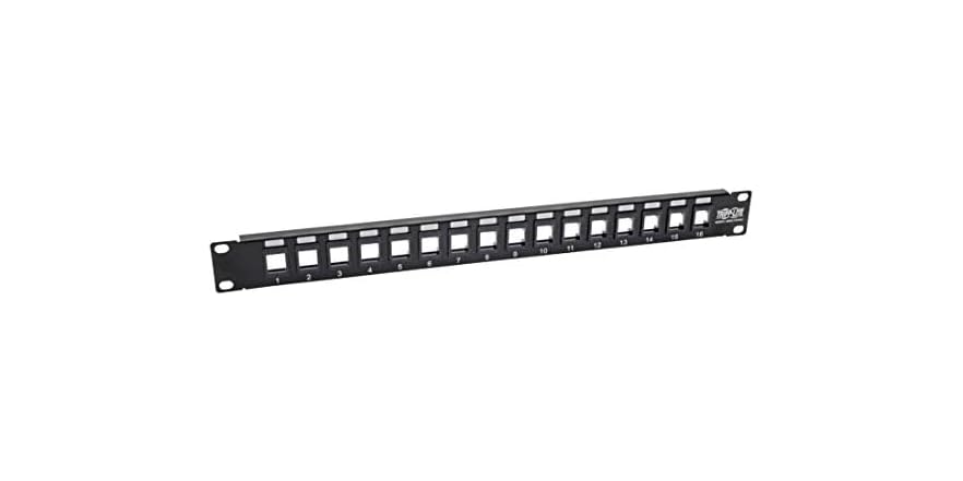 Tripp Lite 16-Port Keystone Blank Patch Panel