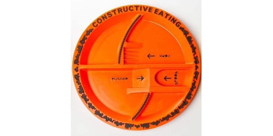 Constructive Eating Construction plate