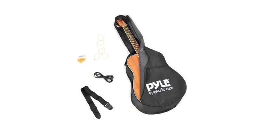 Pyle 6-String Natural Acoustic Guitar