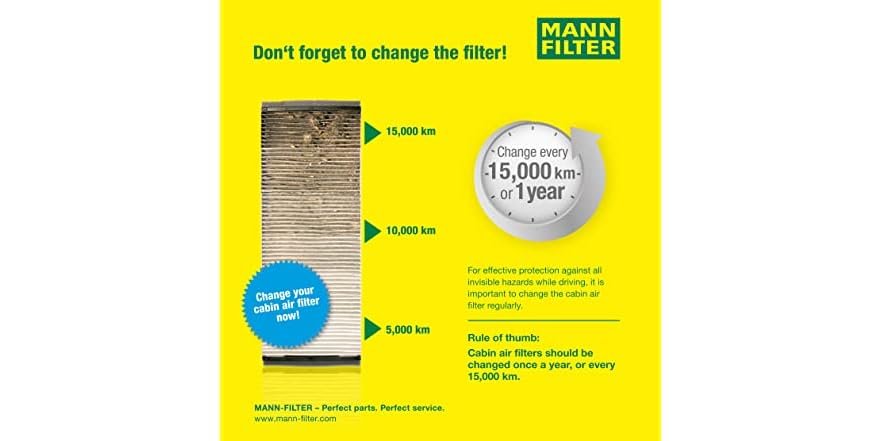 Mann Filter CUK 2450 Cabin Air Filter