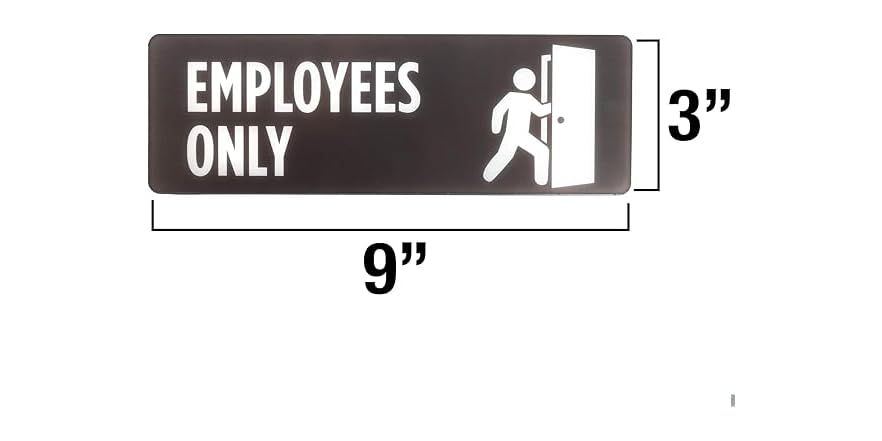 Employees Only Sign