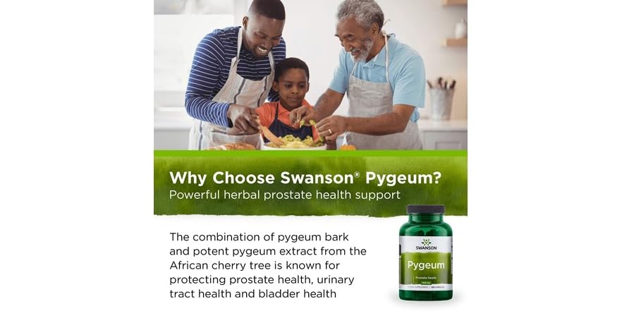 Swanson Pygeum Prostate Support 500 mg