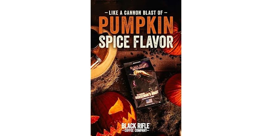 (6 Pack) BRCC Headless Horseman, Pumpkin Spice Ground Coffee, 12 OZ Bag