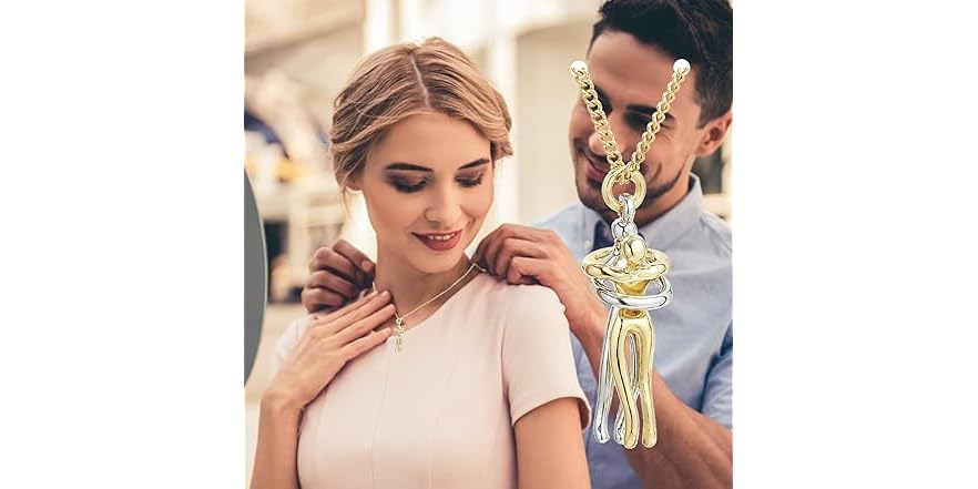 Taouzi Couples Hug Necklace