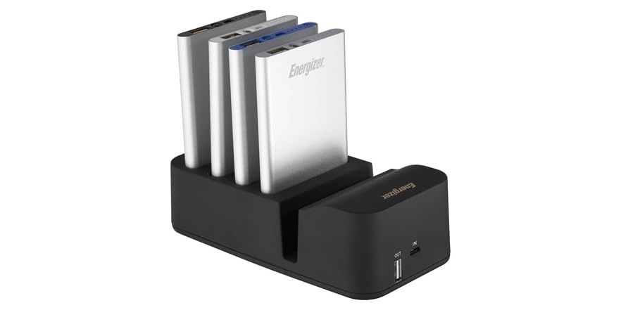 Charging Dock w/ Four Backup Batteries