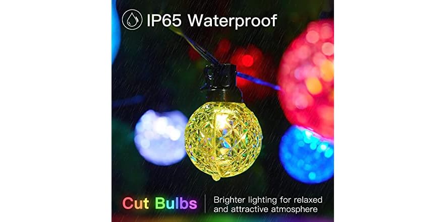 Brightown 23ft Smart Outdoor String Lights