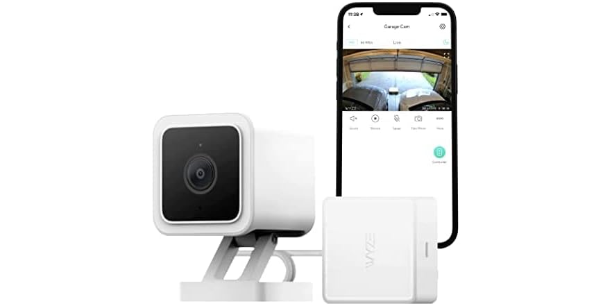 Wyze Smart Garage Door Opener w/built-in HD Video