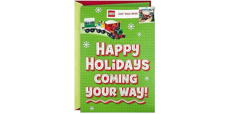 Hallmark Lego Christmas Card for Kids