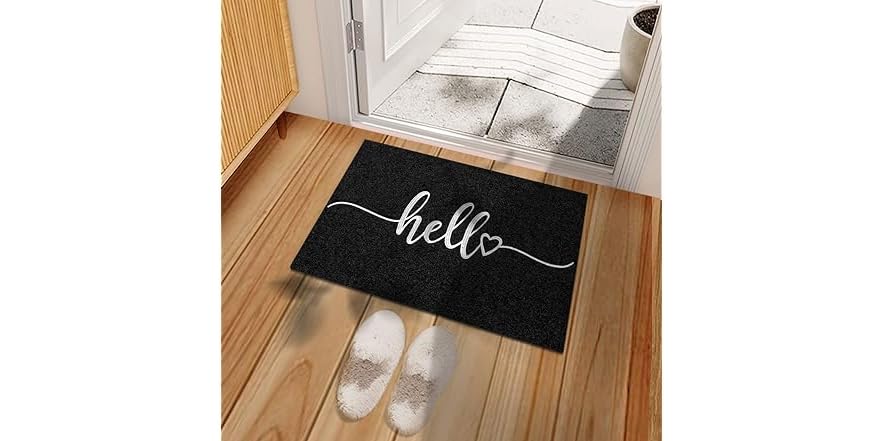 Non-Slip "Hello" Door Mats