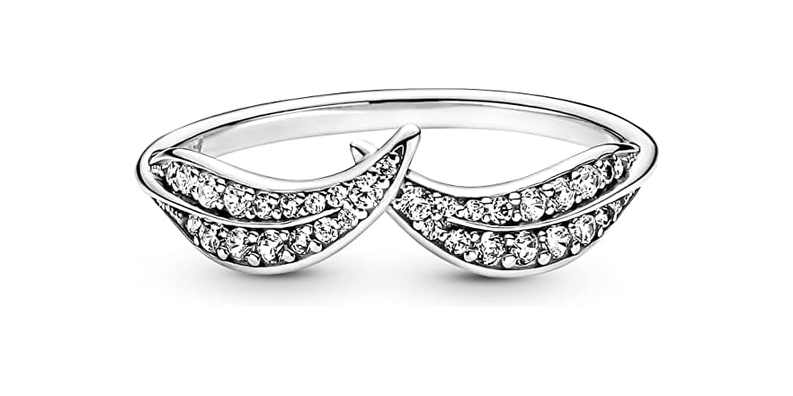 PANDORA Sparkling Leaves Ring, 925 Sterl