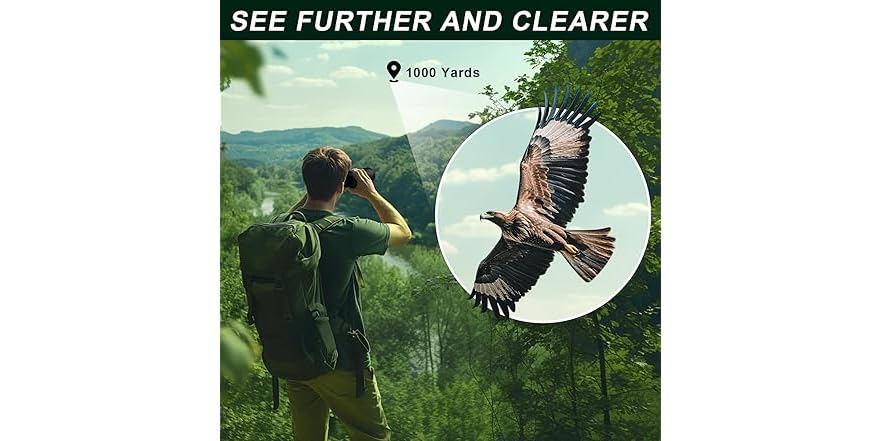 Wozel Binoculars for Adults High Powered (Open Box)