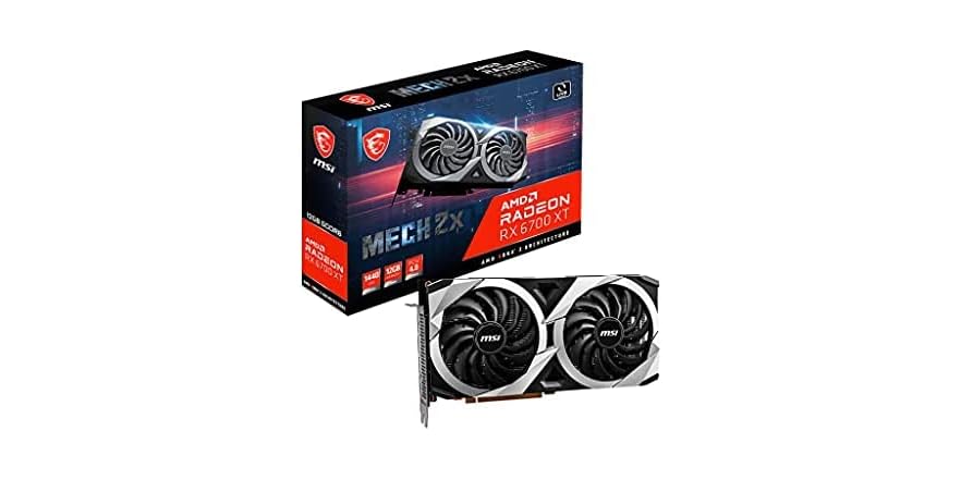 MSI Radeon RX 6700 XT MECH 2X 12G (Open Box)